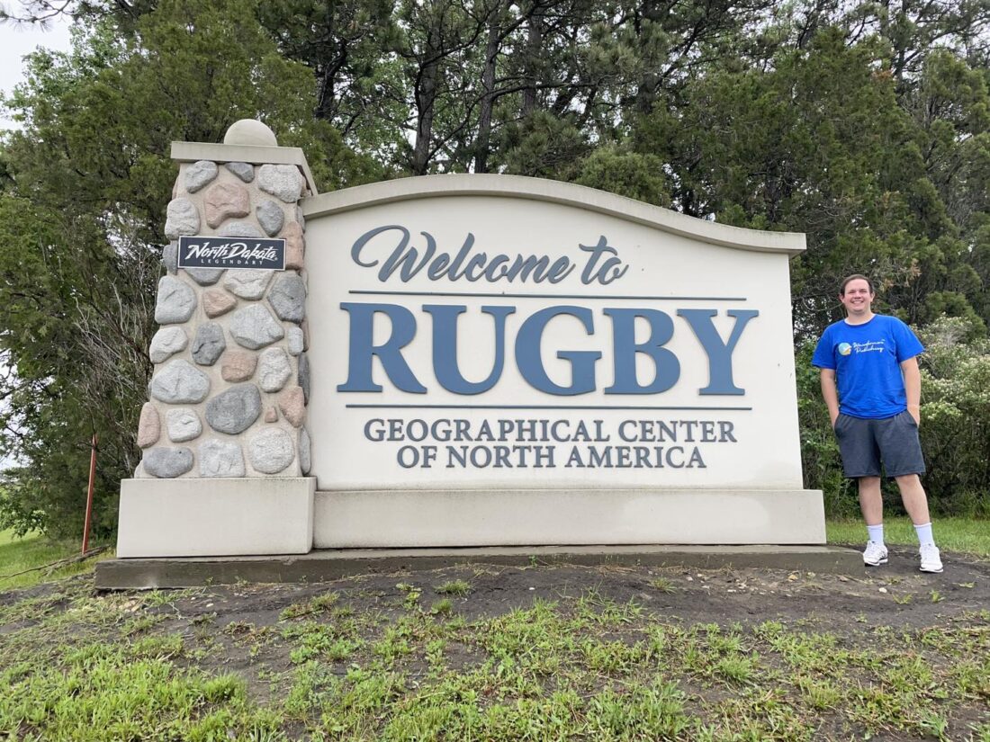 Man traveling to every ND town stops in Rugby | News, Sports, Jobs ...